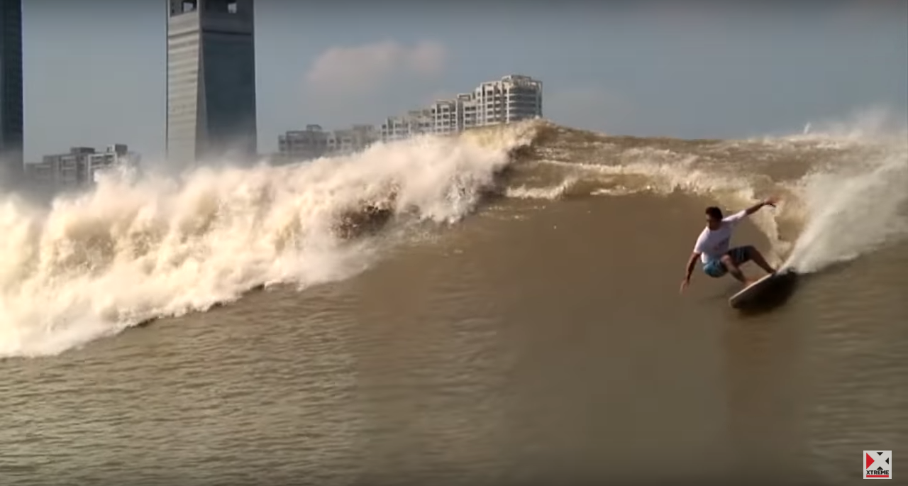 Surfing China's River Wave: The Silver Dragon - The Heli Blog