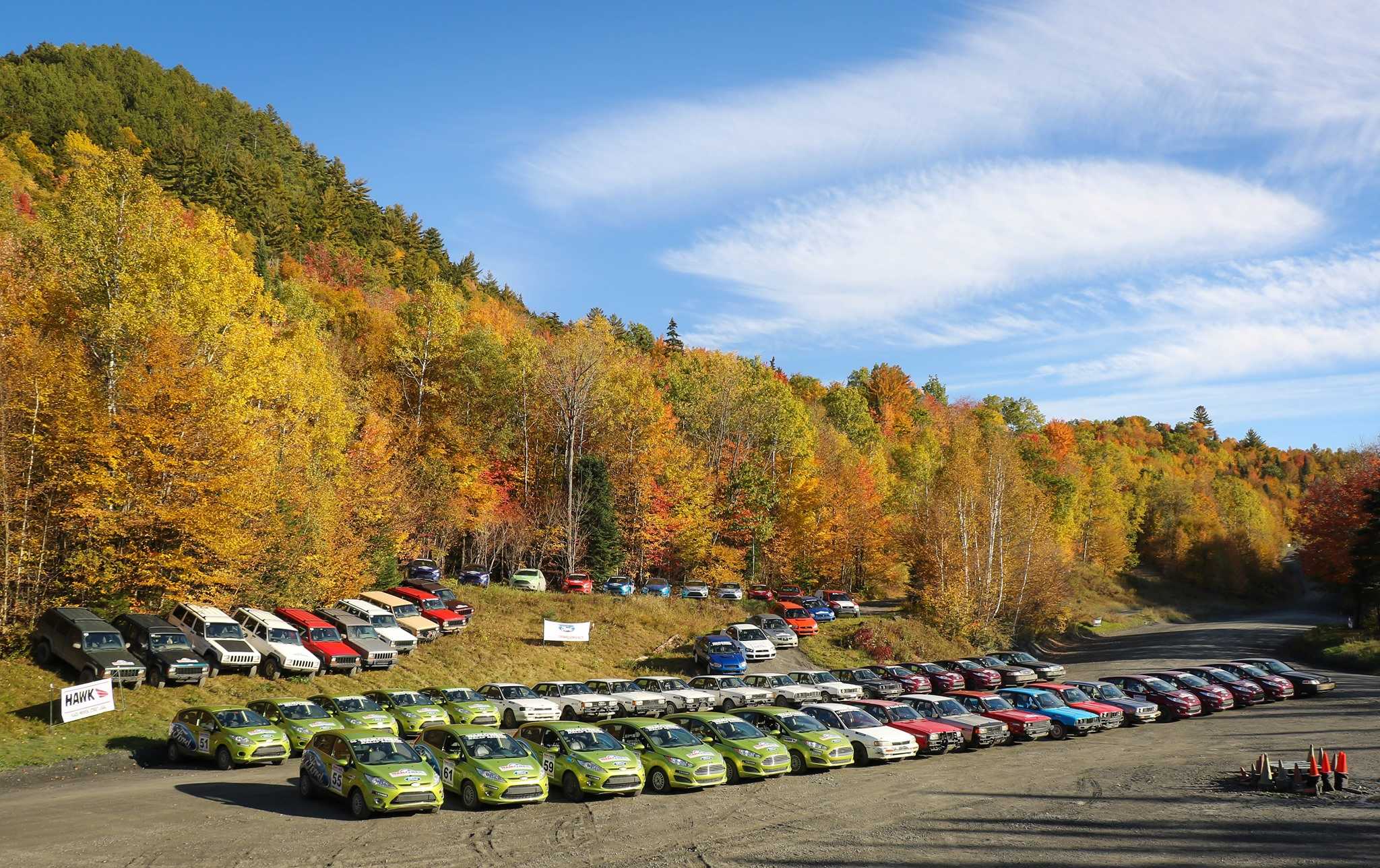 Rally Driving in New Hampshire's White Mountains
