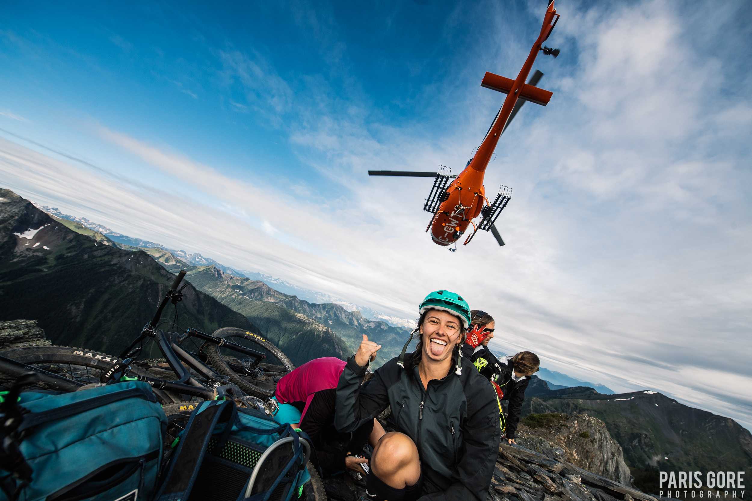 Biking by Helicopter in British Columbia - The Heli Blog